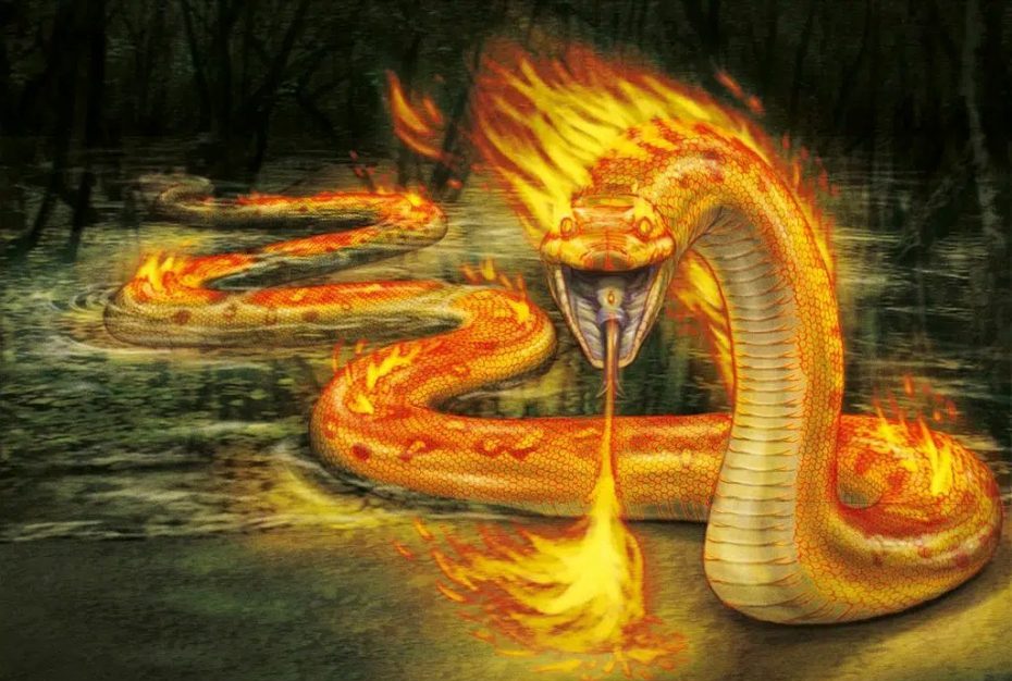 Boitatá: a lenda da cobra de fogo